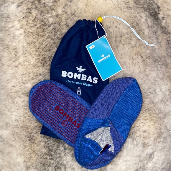 Bombas | Other | Bombas Blue Gripper Slippers Womens Size Large | Poshmark